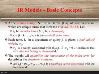 IR Models New Ppt
