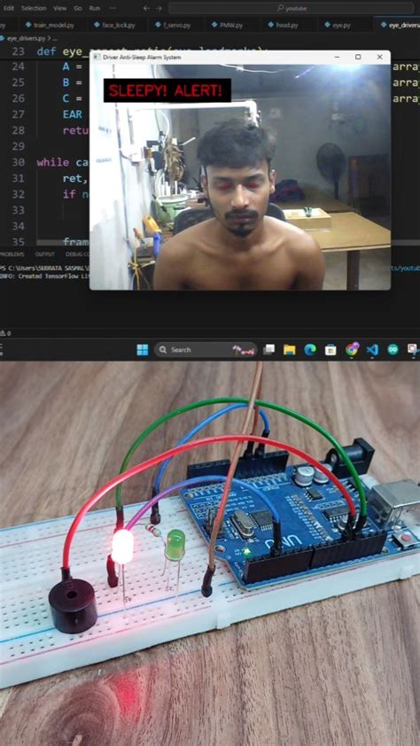 Subrata Sasmal 🚀 Eye Blink Led Control With Ar Ui 🔥 Ever Imagined