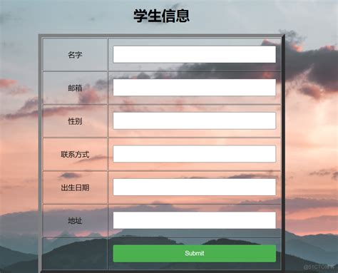 Flask学生信息管理系统，前后端分离（附完整源码数据库）wx62a0461bcb0eb的技术博客51cto博客