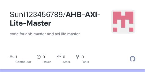 GitHub Suni123456789 AHB AXI Lite Master Code For Ahb Master And Axi Lite Master