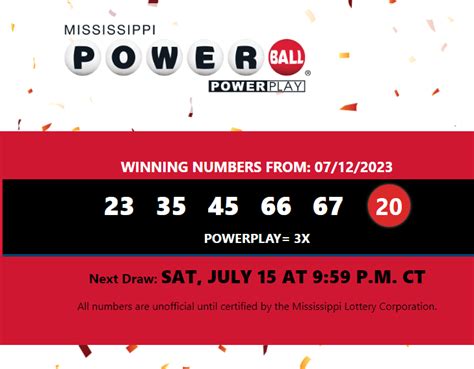Powerball Numbers For July 12th 2023 Wxxv News 25