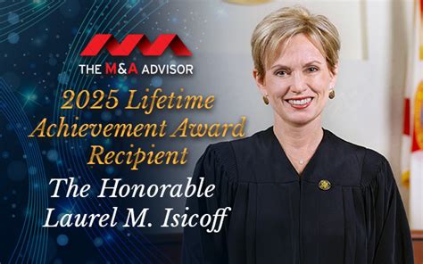 Judge Laurel M Isicoff To Receive 2025 Lifetime Achievement Award For