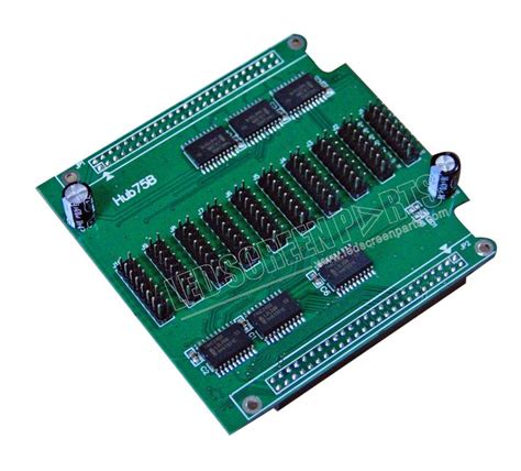hub75 hub75b full color ledscreen display module conversion card