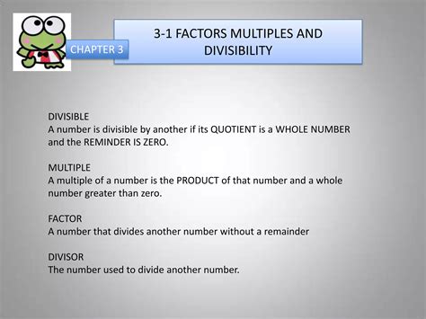 3 1 Factors Multiples And Divisibility Pptx