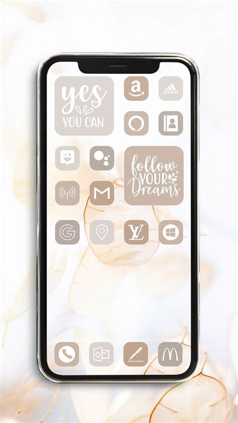Pin On Nude Pretty Plain Icons Ios Homescreen Layout Iphone Ios