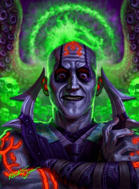 Artstation Mortal Kombat 1 Quan Chi Portrait