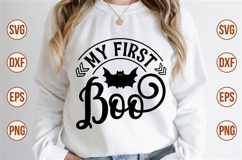My First Boo Svg Graphic By Nazrulislam405510 · Creative Fabrica