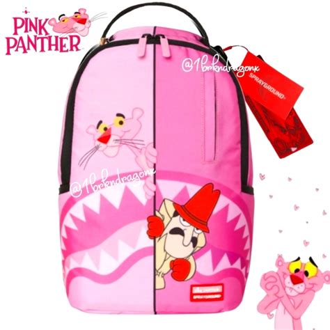 Sprayground Bags Sprayground Pink Panther Split Dlx Mini Backpack