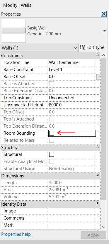 An Unwanted Room Bounding Element In Linked Model Autodesk Community