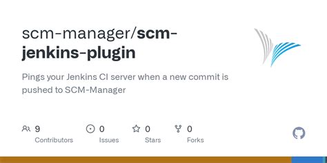 Github Scm Managerscm Jenkins Plugin Pings Your Jenkins Ci Server