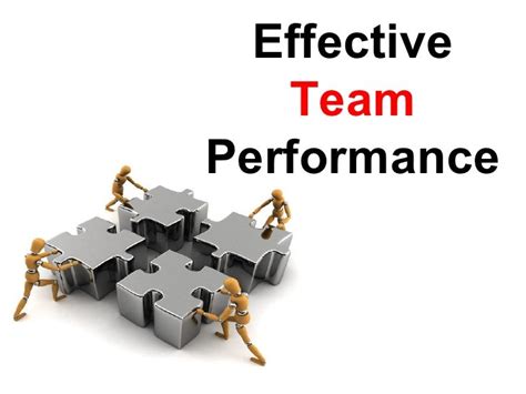 Effective Team Performance