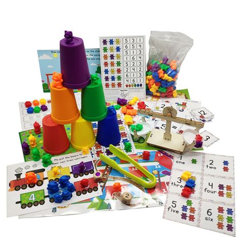 Perfect Counting Bears With Stacking Cups Set Montessori Rainbow Matching Game Educational