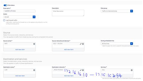 Sophos Xg S Firewall Wifi Connected Devices Not Able To See Lan Printers Discussions