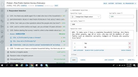 Enabling Condition With Roster And Categorical Single Select Syntax