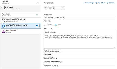 Aspnet Mvc Setting Up Your License Key In Cicd Telerik Ui For Aspnet Mvc
