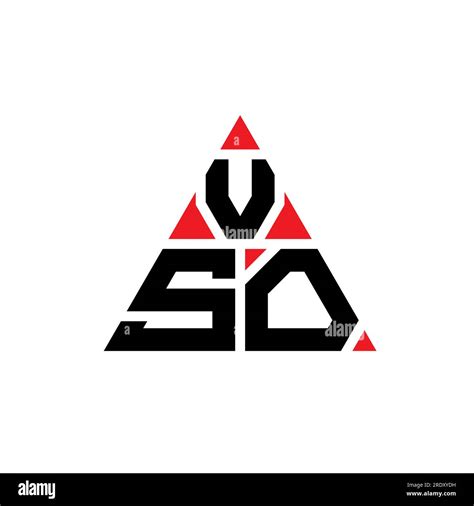 VSO Triangle Letter Logo Design With Triangle Shape VSO Triangle Logo Design Monogram VSO