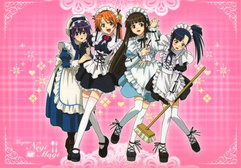 Kagurazaka Asuna Sakurazaki Setsuna Miyazaki Nodoka And Konoe Konoka