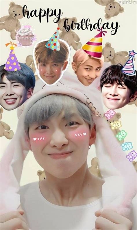BTS RM Advance Happy Birthday Our Cute Leader Kim Namjoon Facebook Bts Happy