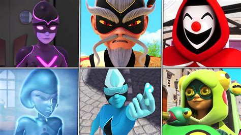 Miraculous Ladybug Season 4 All Akumatized Villains Miraculous