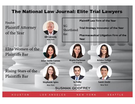 Susman Godfrey Stands Out In Elite Trial Lawyers Results Susman