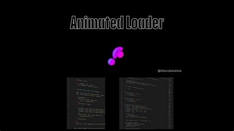 Animated Loader Using Html Css Javascript Cssanimation Htmlpro