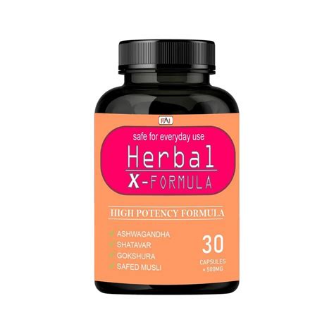 Herbal X Formula 30 Capsule At ₹ 699 Bottle Herbal Sexual Health Power Capsules In