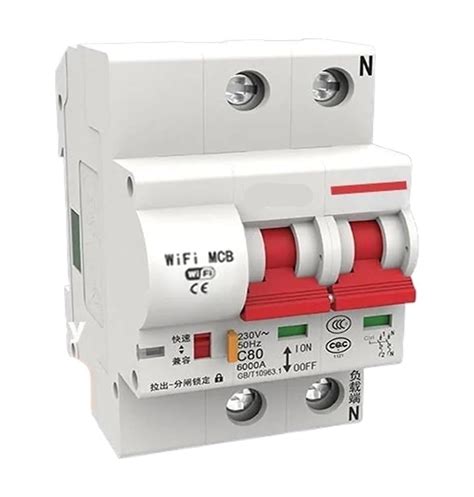 1p 2p 3p 4p 10a 125a Wireless Smart Wifi Circuit Breaker Timer App Vioce Remote Control Switch