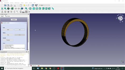 Freecad Cfdof Tutorial 5 Journal Bearing Youtube