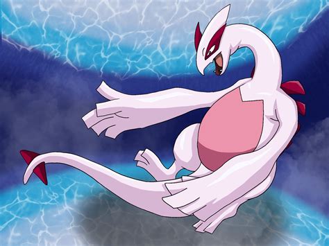 Shiny Lugia Pokemon Silver Version By Ripravage On Deviantart