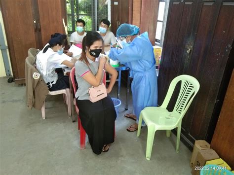 လသာမြို့နယ်တွင်အသက် ၁၈ နှစ်နှင့်အထက် ပြည်သူများအား ကိုဗစ် ၁၉ ရောဂါကာက