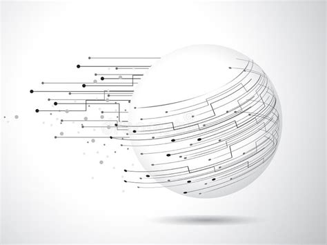 global network connect on white background stock vector illustration