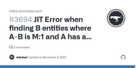 Jit Error When Finding B Entities Where A B Is M1 And A Has An Enum Array Field Of Empty Array