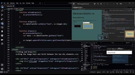 Html Drag And Drop Api Html Apis Youtube