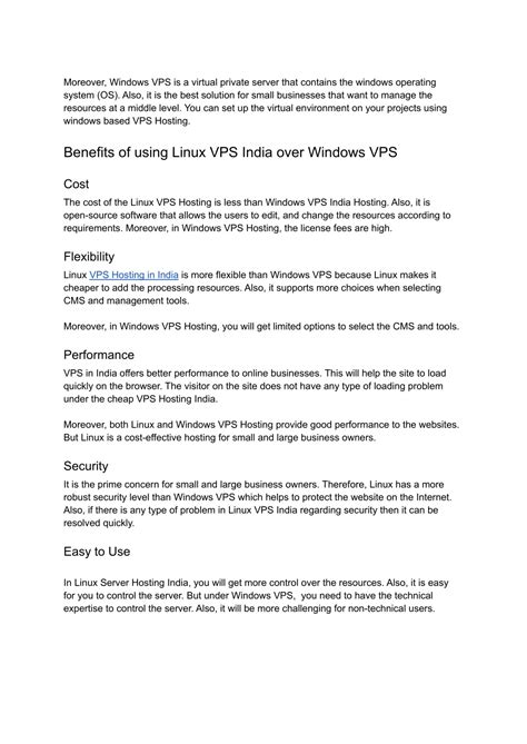 PPT Why Should You Choose Linux VPS India Over Windows For Business PowerPoint Presentation