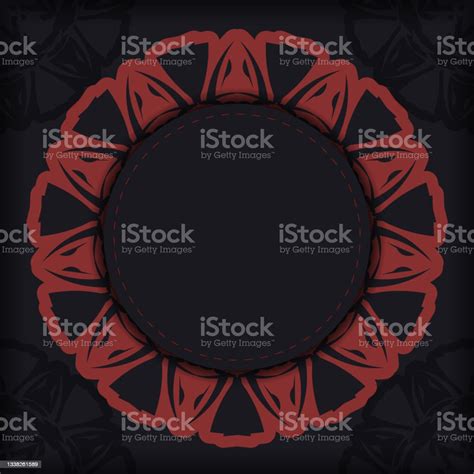 그리스 패턴엽서 Black 색상의 벡터 벡터 디자인 텍스트 및 장식품을 위한 공간이 있는 초대 장카드 디자인 0명에 대한 스톡