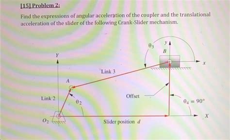 Solved Problem Find The Expressions Of Angular Chegg