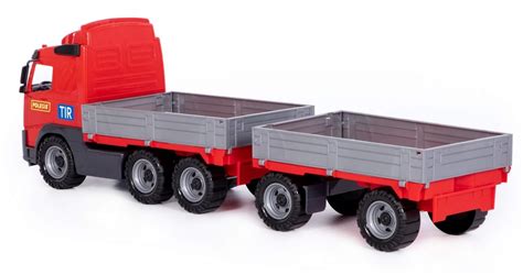 Polesie სატვირთო მანქანა მისაბმელით Veli Store