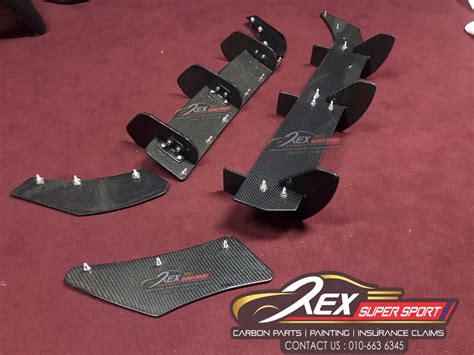 Golf Mk7 R Maxton Rear Diffuser Carbon Rexsupersport Specializes In Providing Carbon Fibre