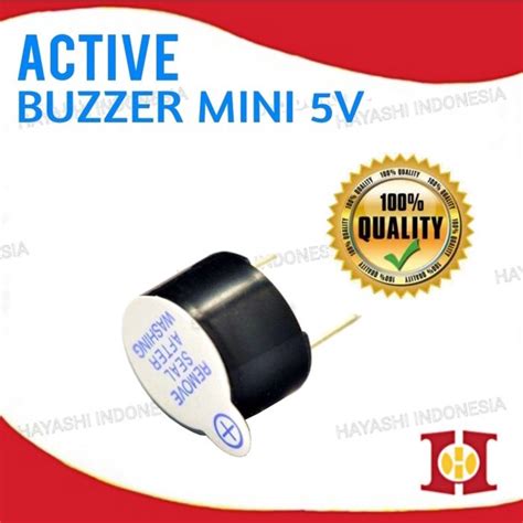 Jual Buzzer Speaker Alarm Active 5v Arduino Uno Mega Mini Nano Aktif