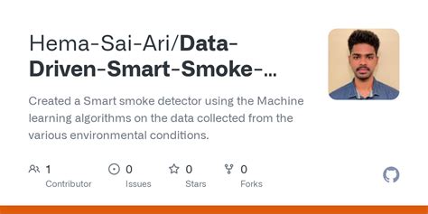 Github Hema Sai Aridata Driven Smart Smoke Detection Created A