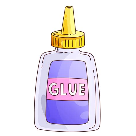 School Materials Cartoon Glue 24996822 Png