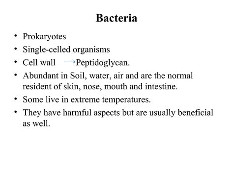 Introduction To Microbiology PPT