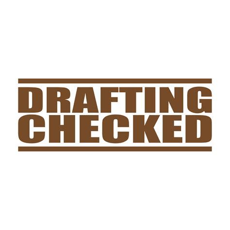 Drafting Checked Stamp Stamp Lab