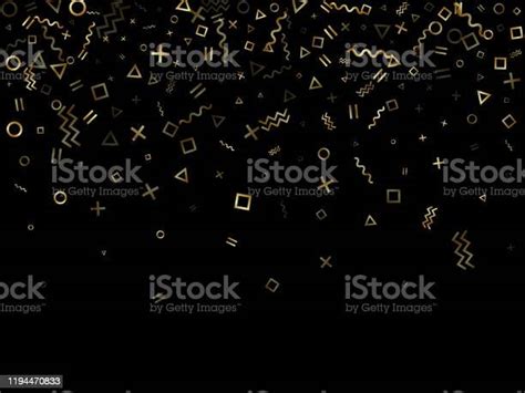 삼각형 원 사각형 모양 갈매기 물결 선의 기하학적 스타일 기하학적 색종이 벡터 배경 기하 도형에 대한 스톡 벡터 아트 및 기타 이미지 기하 도형 날기 떨어짐 Istock