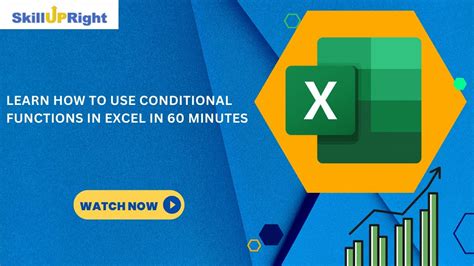 21 March 2024 Learn How To Use Conditional Functions In Excel In 60 Minutes Youtube