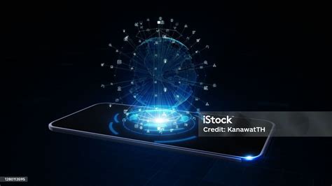 사물 인터넷의 5g 고속 인터넷 연결의 스마트 폰 기술 네트워크 디지털 데이터 및 전 세계 연결 배경 개념 3d 렌더링 지구본에 대한 스톡 사진 및 기타 이미지 Istock