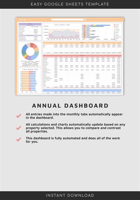 Landlord Rental Property Spreadsheet Template Google Sheets Landlord Tracker Income Expense