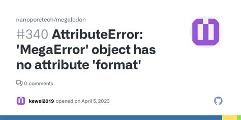 AttributeError MegaError Object Has No Attribute Format Issue