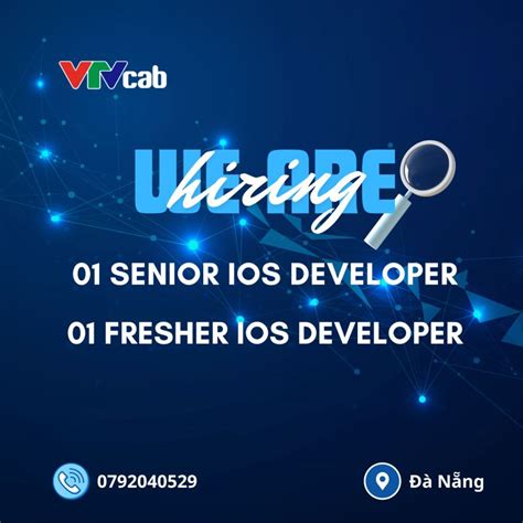 Iosdeveloper Hiringios Senior Fresher Vtvcabtuyendung Vtvcab