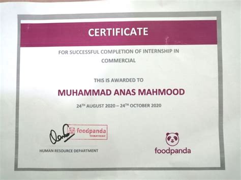 Anas Mahmood On Linkedin Internship Experience Opportunities